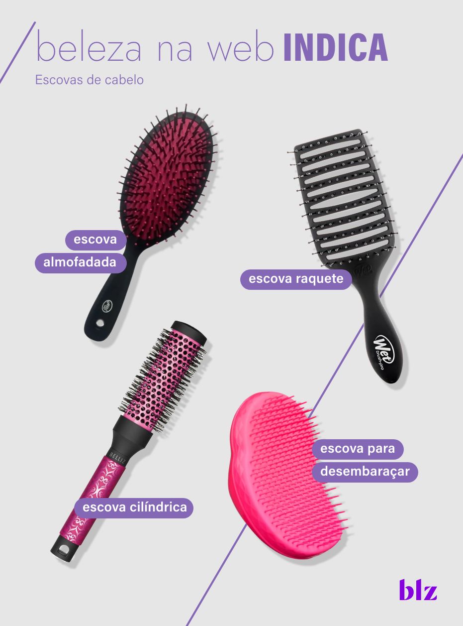 Guia de escovas de cabelo: como escolher a sua - Beleza na Web