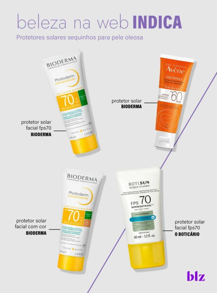 Protetor solar para pele oleosa: como escolher? - Beleza na Web
