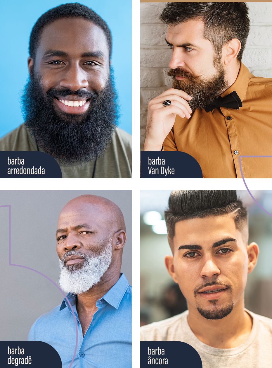 Guia completo dos estilos de bigode e barba - Beleza na Web