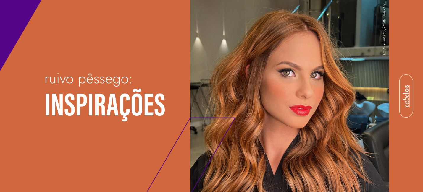 Conquiste o ruivo pêssego: inspirações para adotar o tom - Beleza na Web
