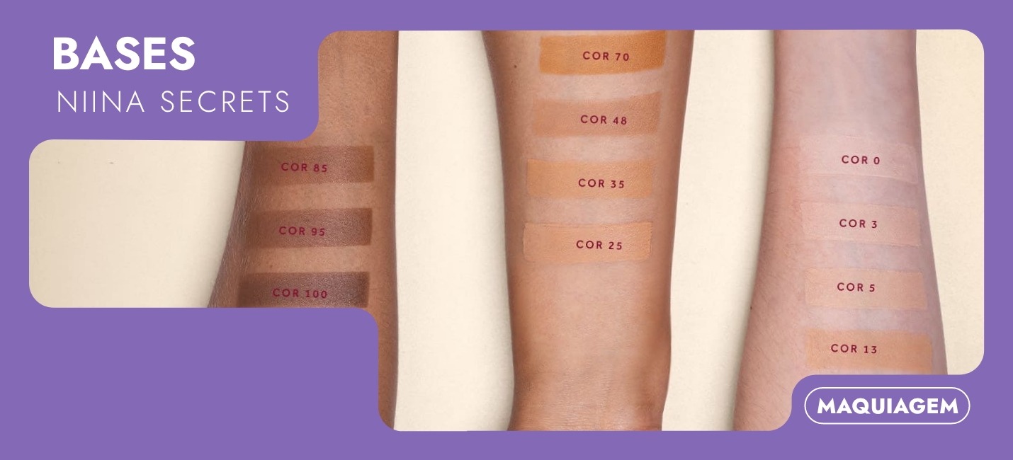 Bases Niina Secrets: saiba qual é a melhor para você - Beleza na Web