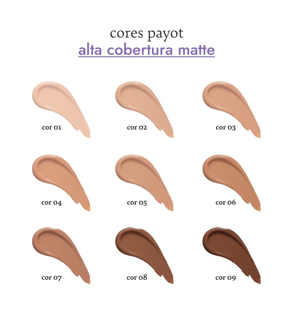 Descubra seu tom de base Payot: guia completo - Beleza na Web