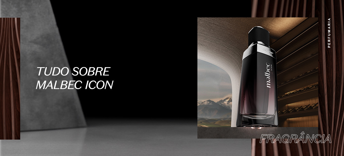 Malbec Icon: conheça fragrância icônica do Boticário | O Boticário